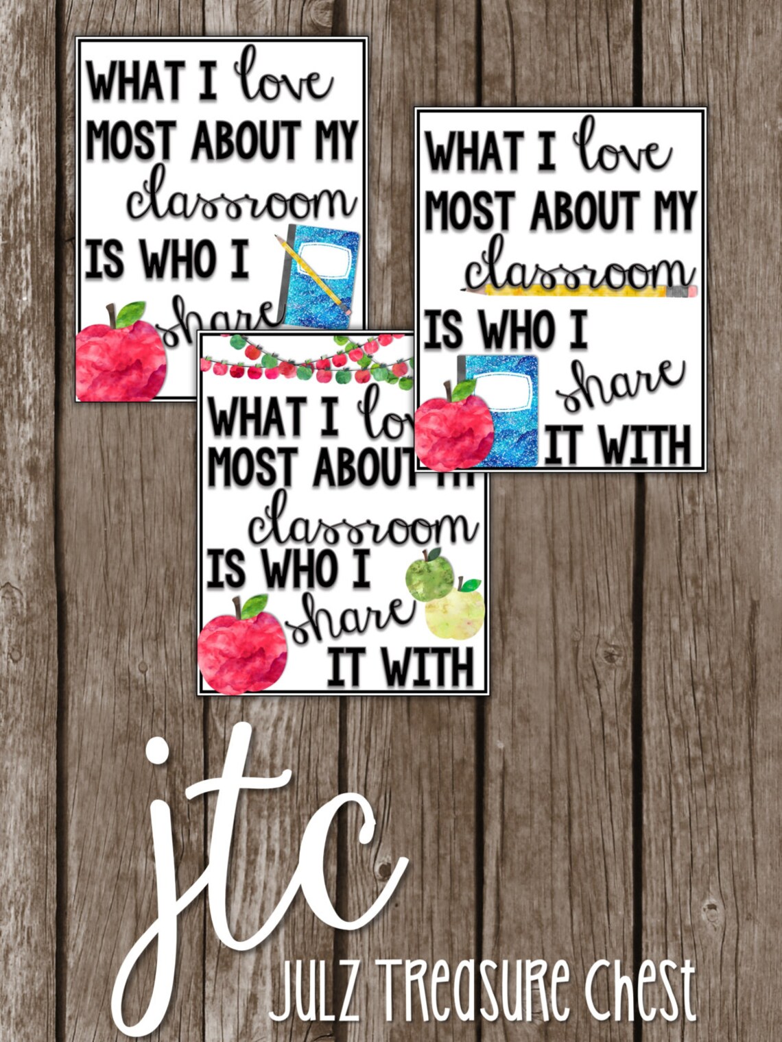 What I Love Most About My Classroom is Who I Share It With - Etsy