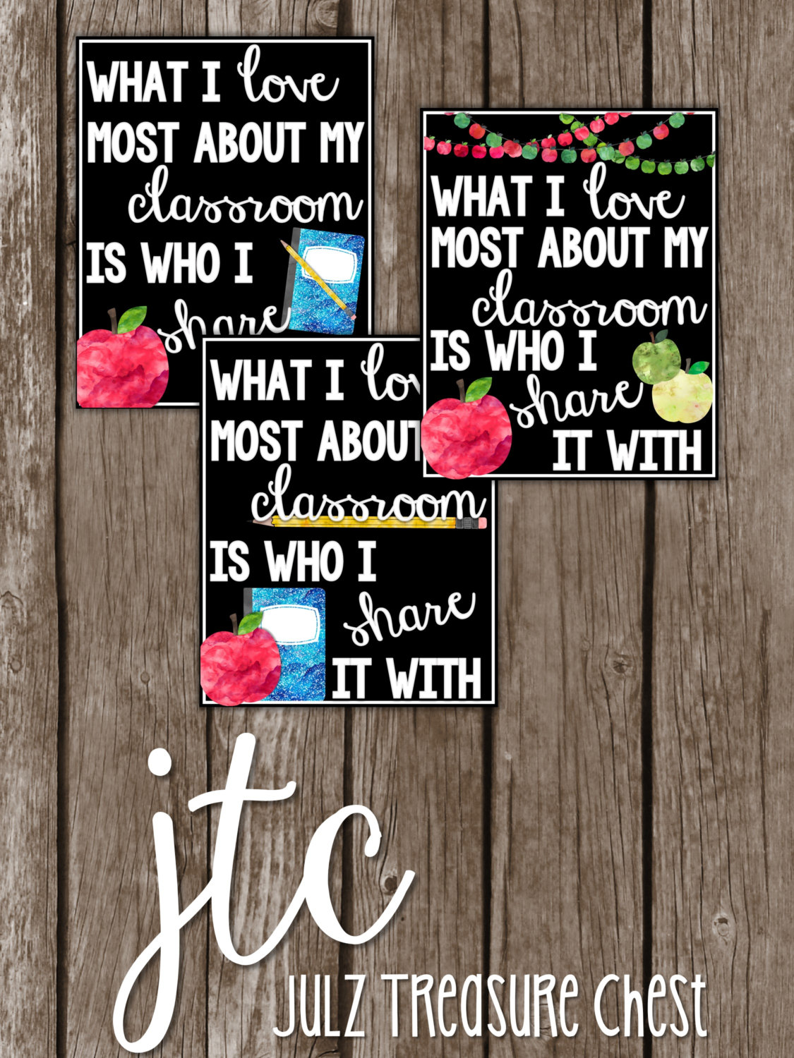 What I Love Most About My Classroom is Who I Share It With - Etsy