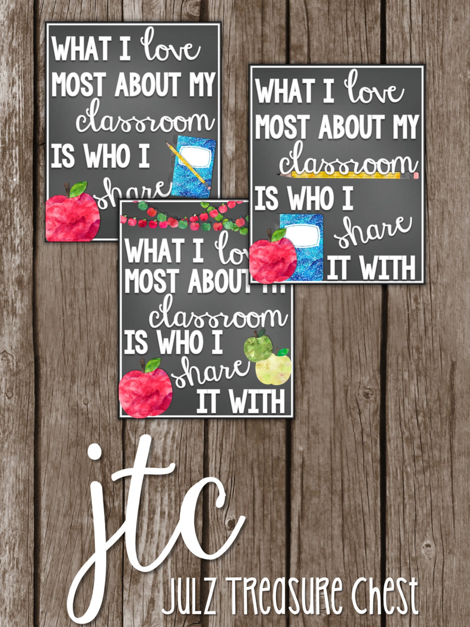 What I Love Most About My Classroom is Who I Share It With - Etsy