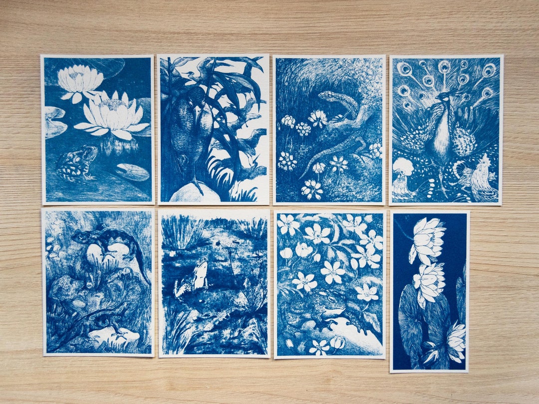 Cyanotype Stencils, Cyanotype Kit Just Stencils, Diy Crafts, Cyanotype ...