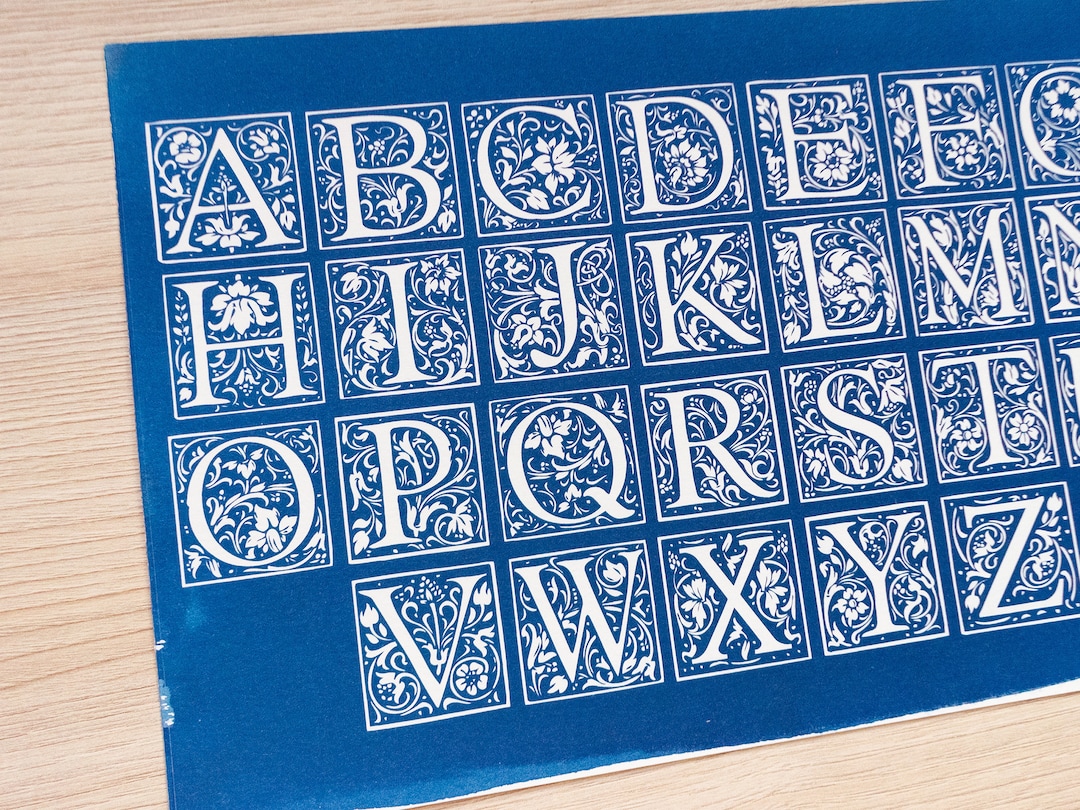 Cyanotype Stencils, Cyanotype Kit Just Stencils, Diy Craft, Cyanotype ...