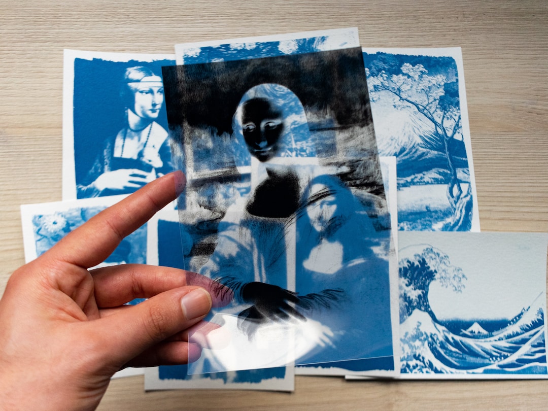 Cyanotype Kit, Cyanotype Stencils, Solar Art, Craft Kit, Diy Craft ...