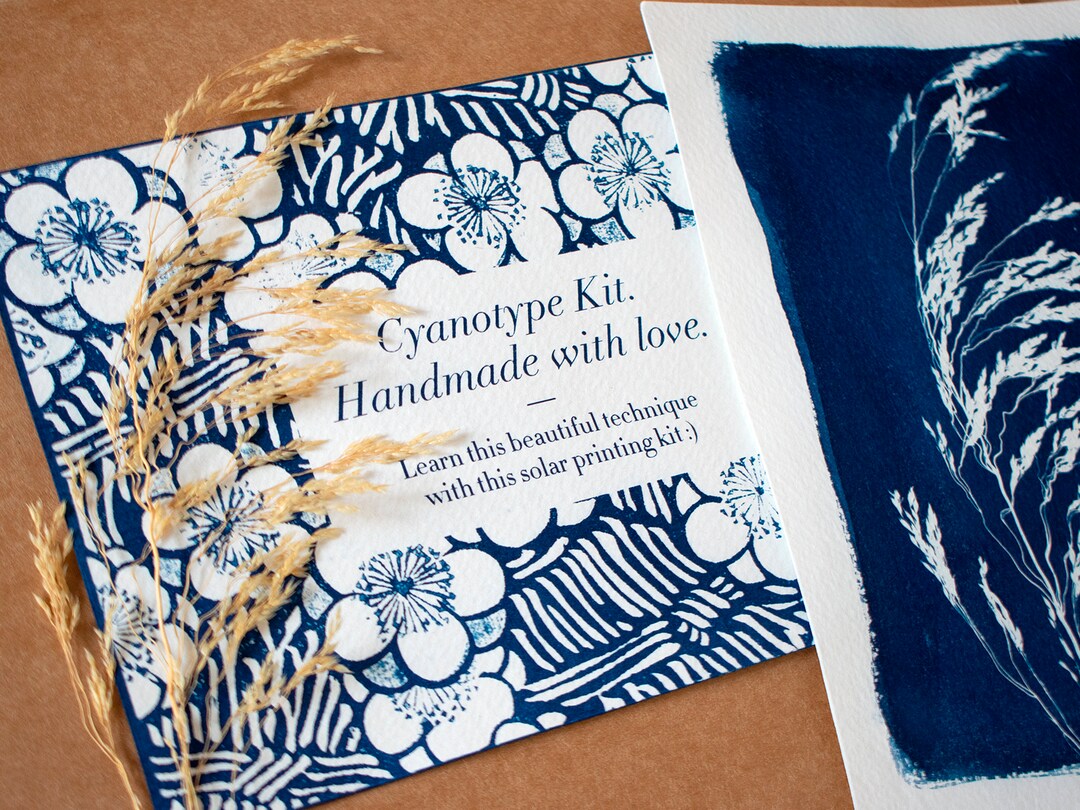 Cyanotype Kit Cyanotype Paper Diy Kit Cyanotype Print - Etsy