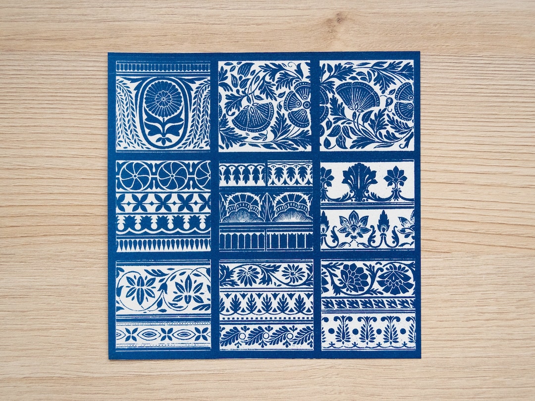 Cyanotype Stencils, Cyanotype Kit Just Stencils, Diy Craft, Cyanotype ...