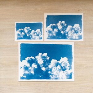 Cyanotype Stencils, Cyanotype Kit Just Stencils, Clouds Cyanotype ...