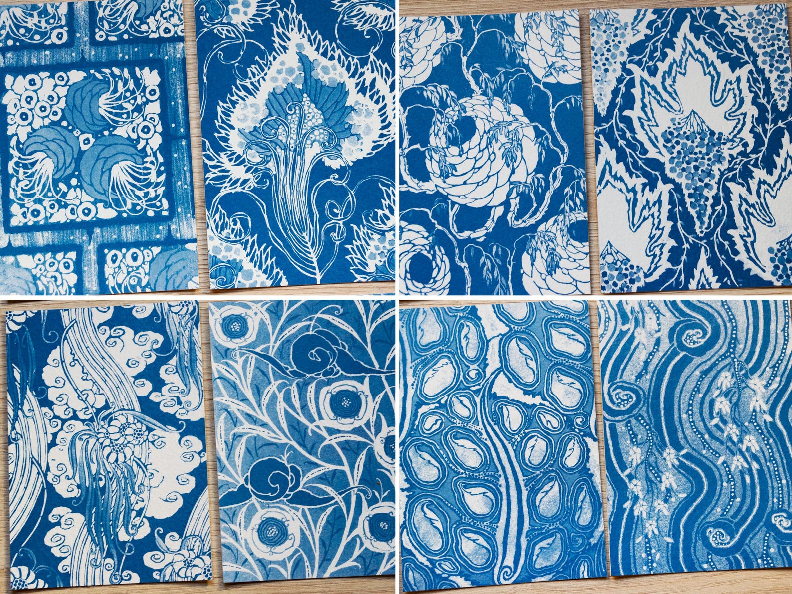 Cyanotype Stencils, Cyanotype Kit Just Stencils, Floral Patterns ...