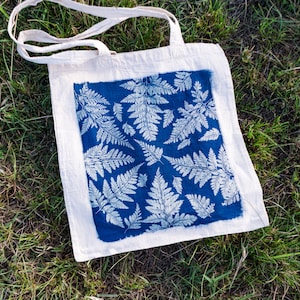 Cyanotype Fabric Kit, Diy Solar Printing Kit, Cyanotype Tote Bag ...