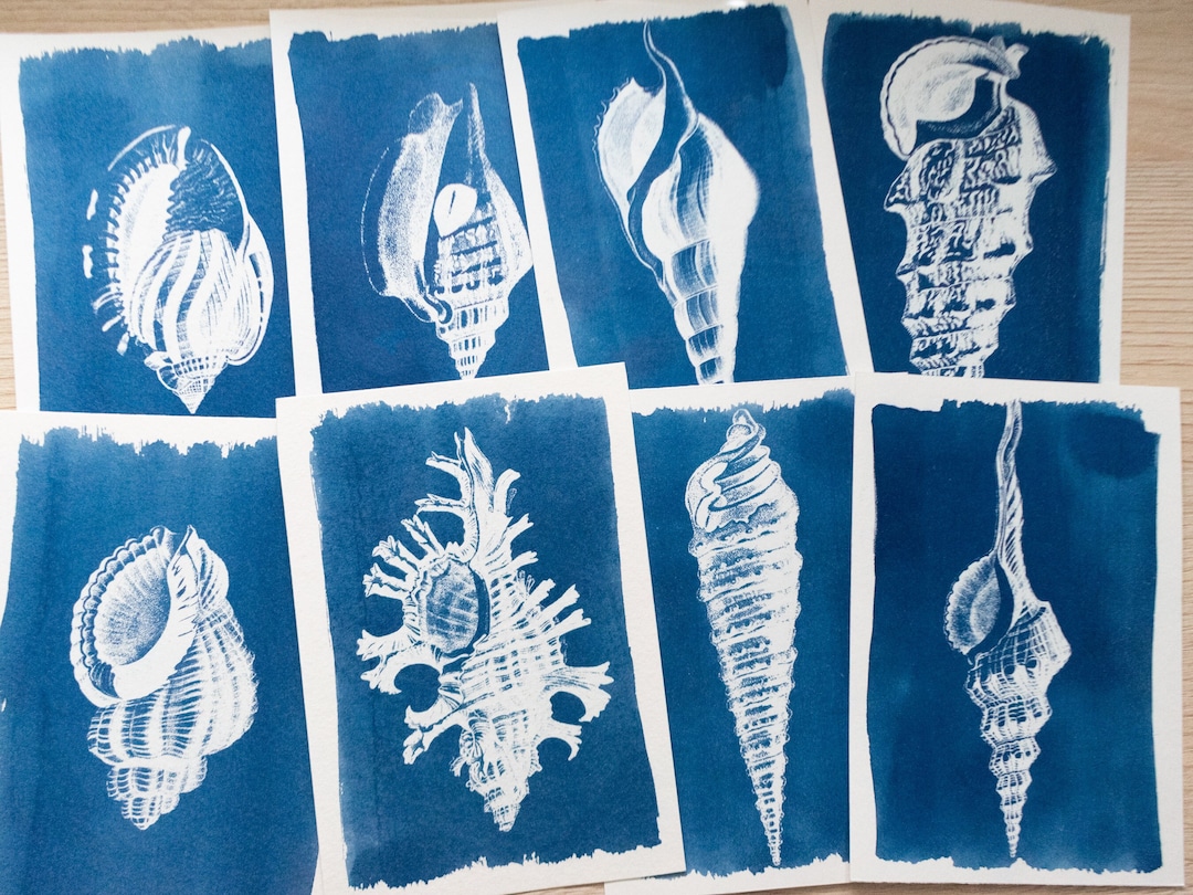 Cyanotype Stencils, Diy Craft, Cyanotype Kit Just Stencils, Cyanotype ...