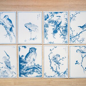 Cyanotype Stencils, Cyanotype Kit Just Stencils, Japanese Birds Art ...