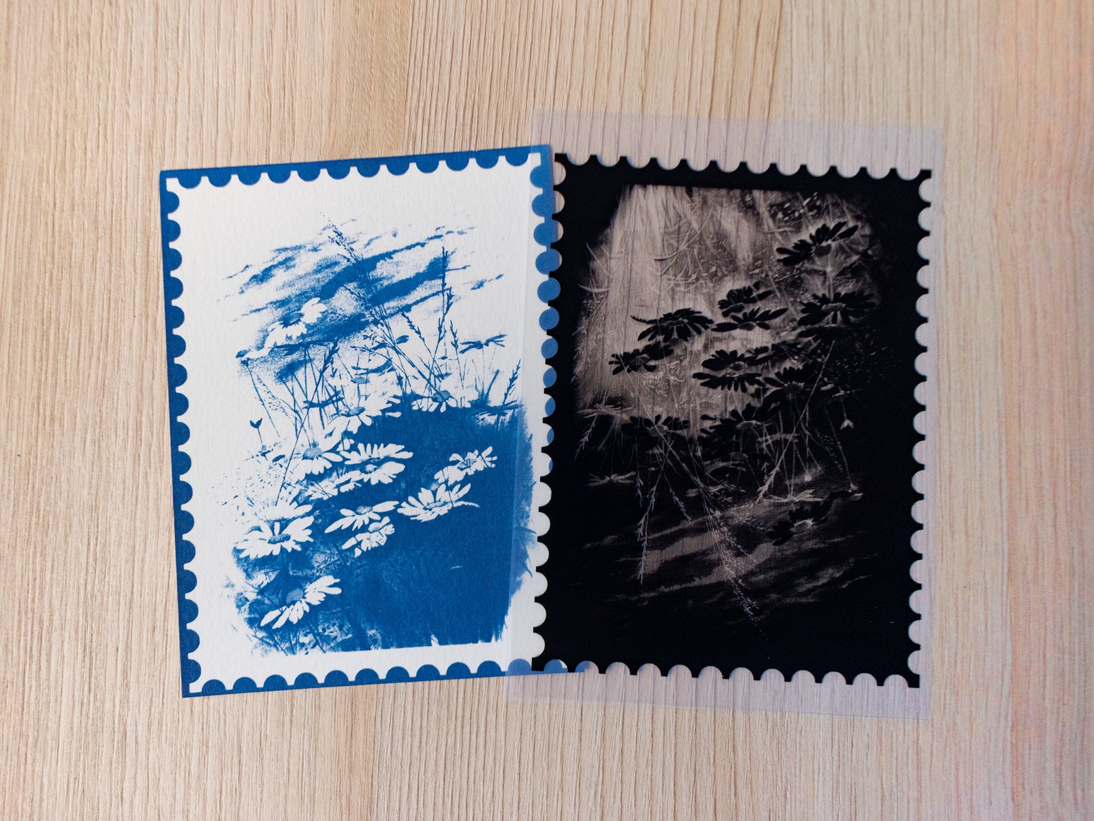 Cyanotype Stencils, Cyanotype Stamps, Postage Stamps Cyanotype Stencils ...