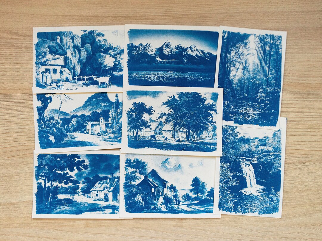 Cyanotype Stencils, Cyanotype Kit Just Stencils, Cyanotype Wall Art ...