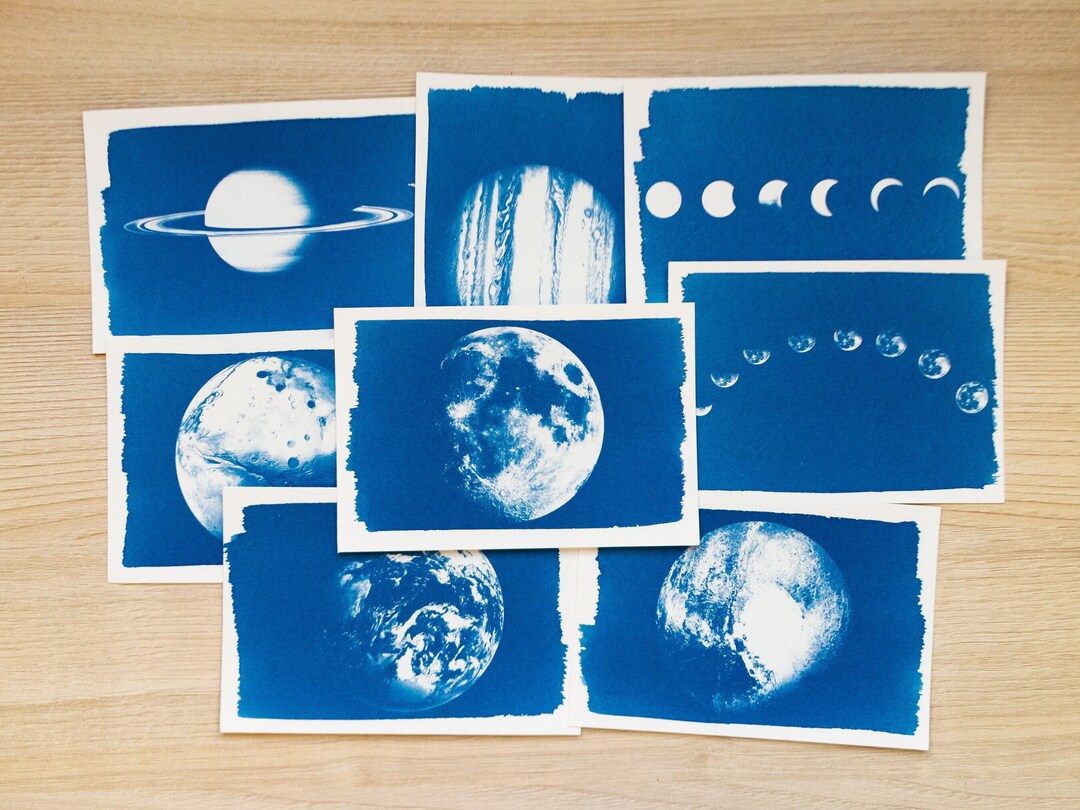 Cyanotype Stencils, Cyanotype Kit Just Stencils, Solar Art, Cyanotype ...
