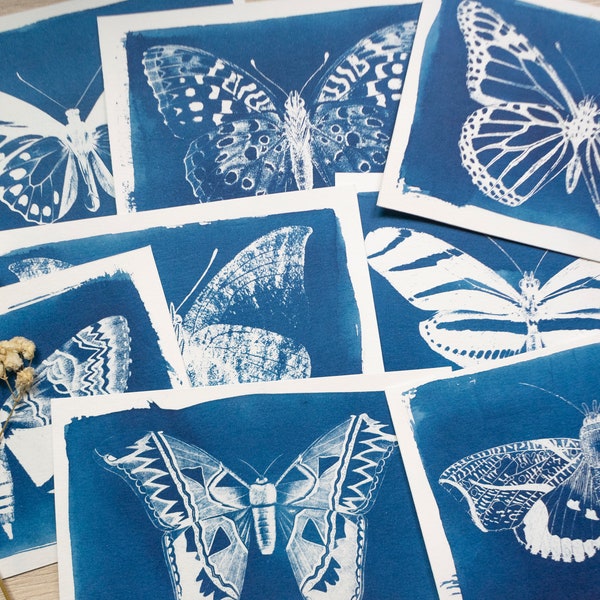 Cyanotype Print - Etsy