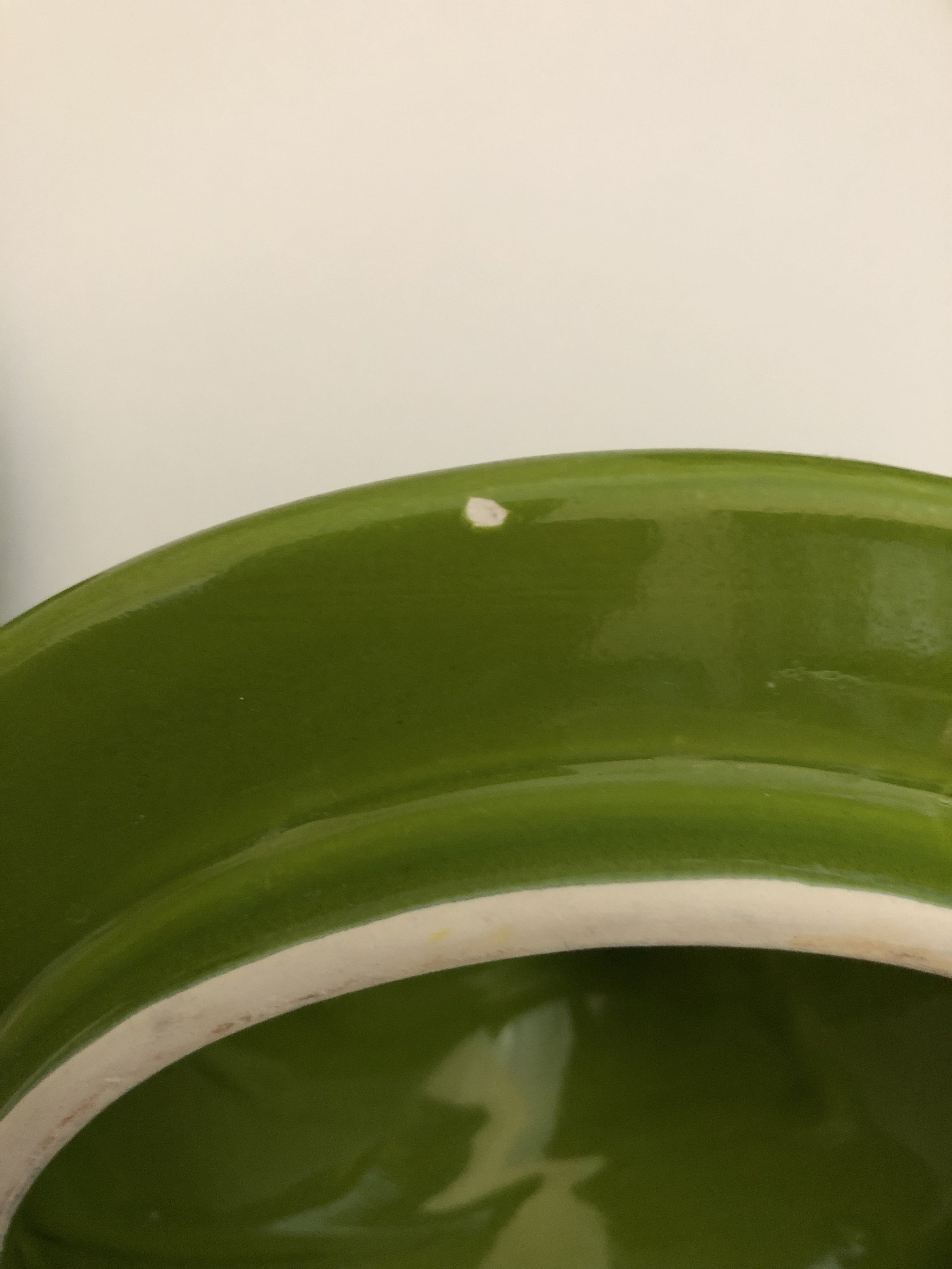 White Ceramic Canisters Green Yellow Fruit Design Green Tops - Etsy