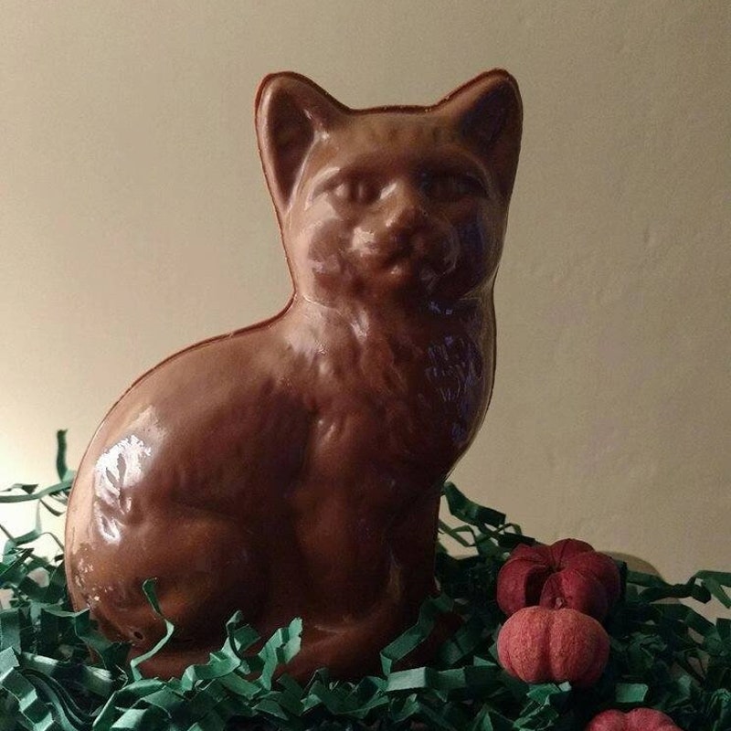 Cat Shaped Chocolate - Etsy