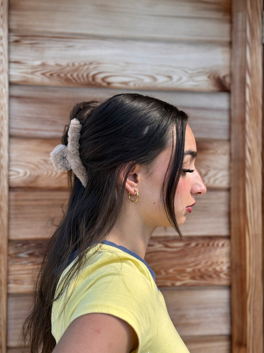 Fluffy Teddy Claw Clips Claw Clips Teddy Clips Hair Accessories Hair ...