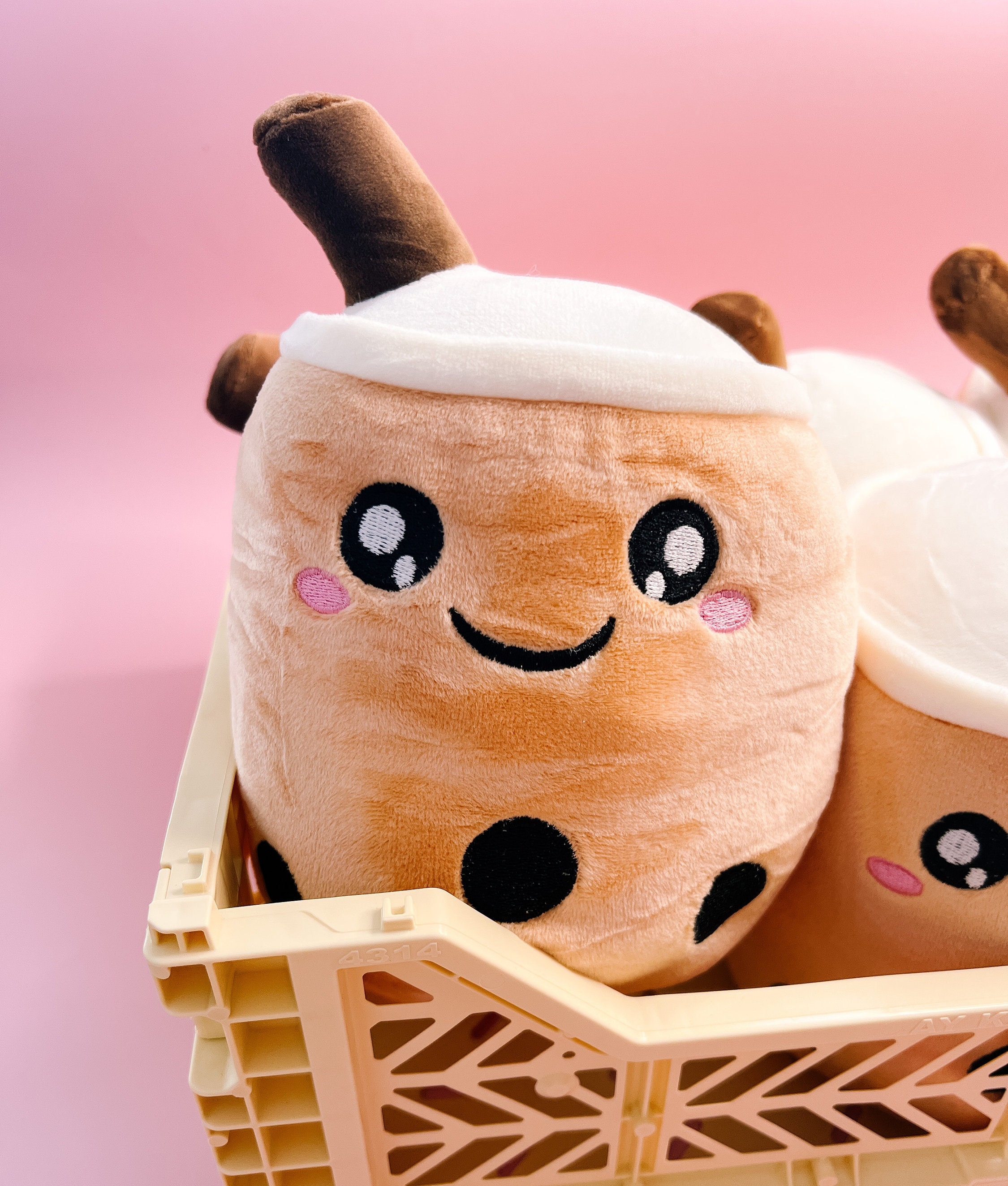 Reversable Boba Tea Plush - Etsy