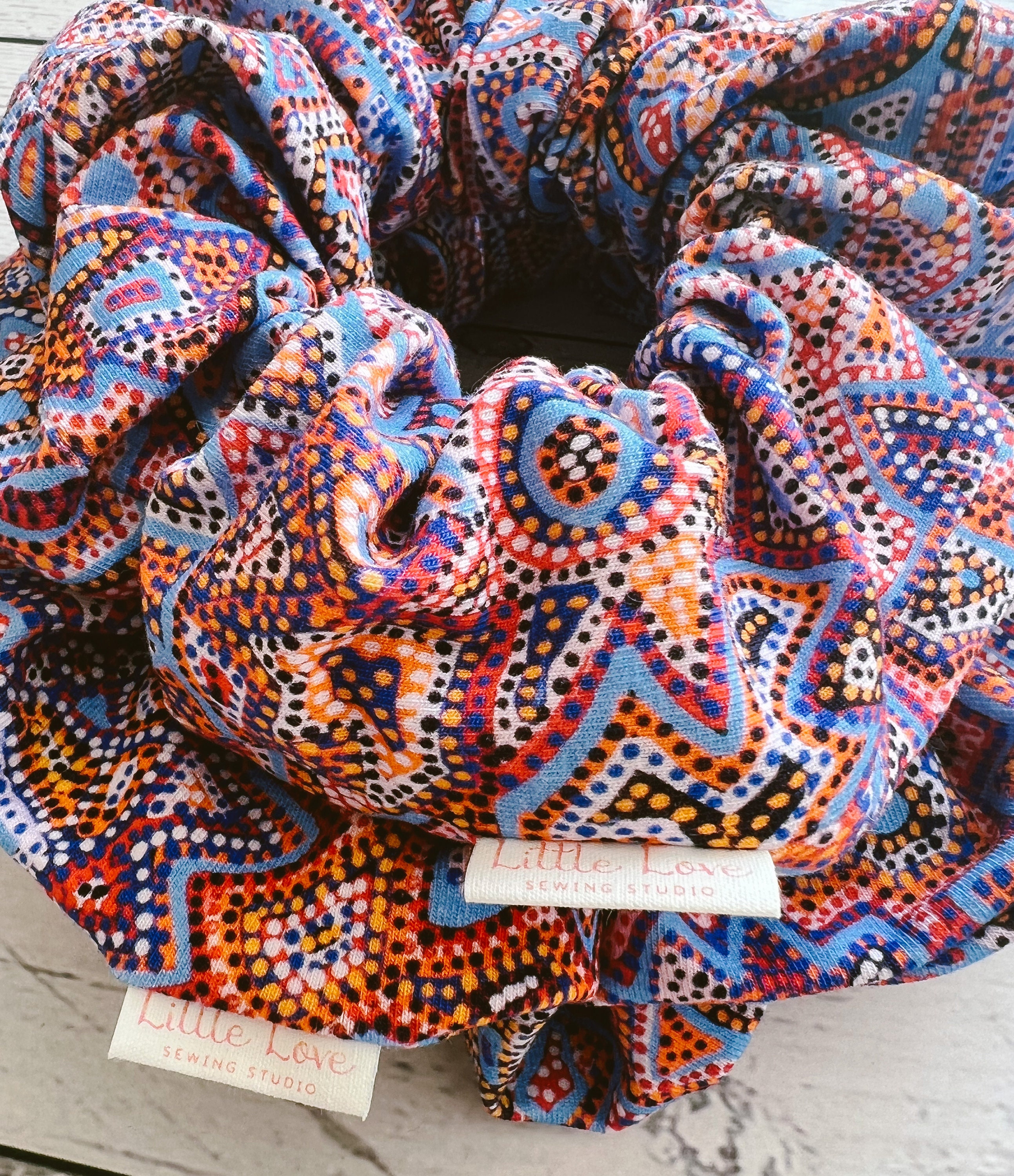 Indigenous Scrunchie Indigenous XL Scrunchie Gift's - Etsy
