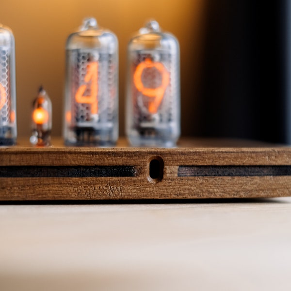 Wooden Case Nixie Clock - Etsy