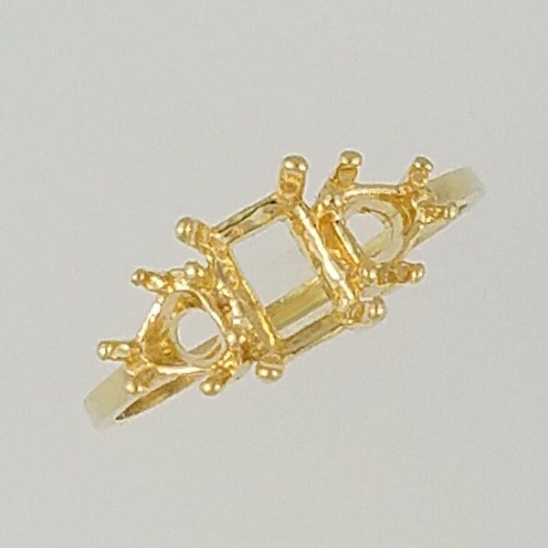 14k Gold Prenotched Setting - Etsy