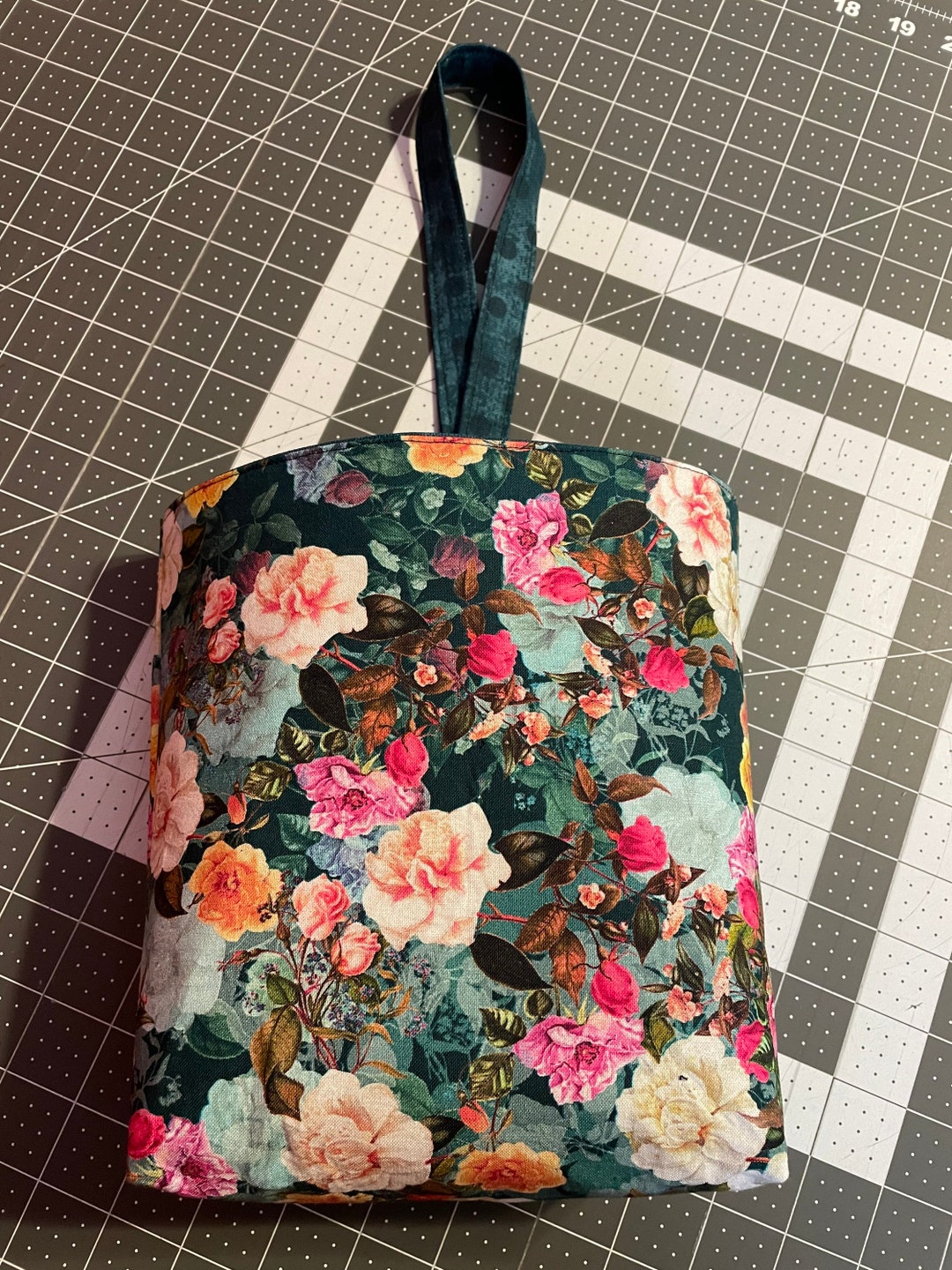 Blue Floral Car Trash Can - Etsy