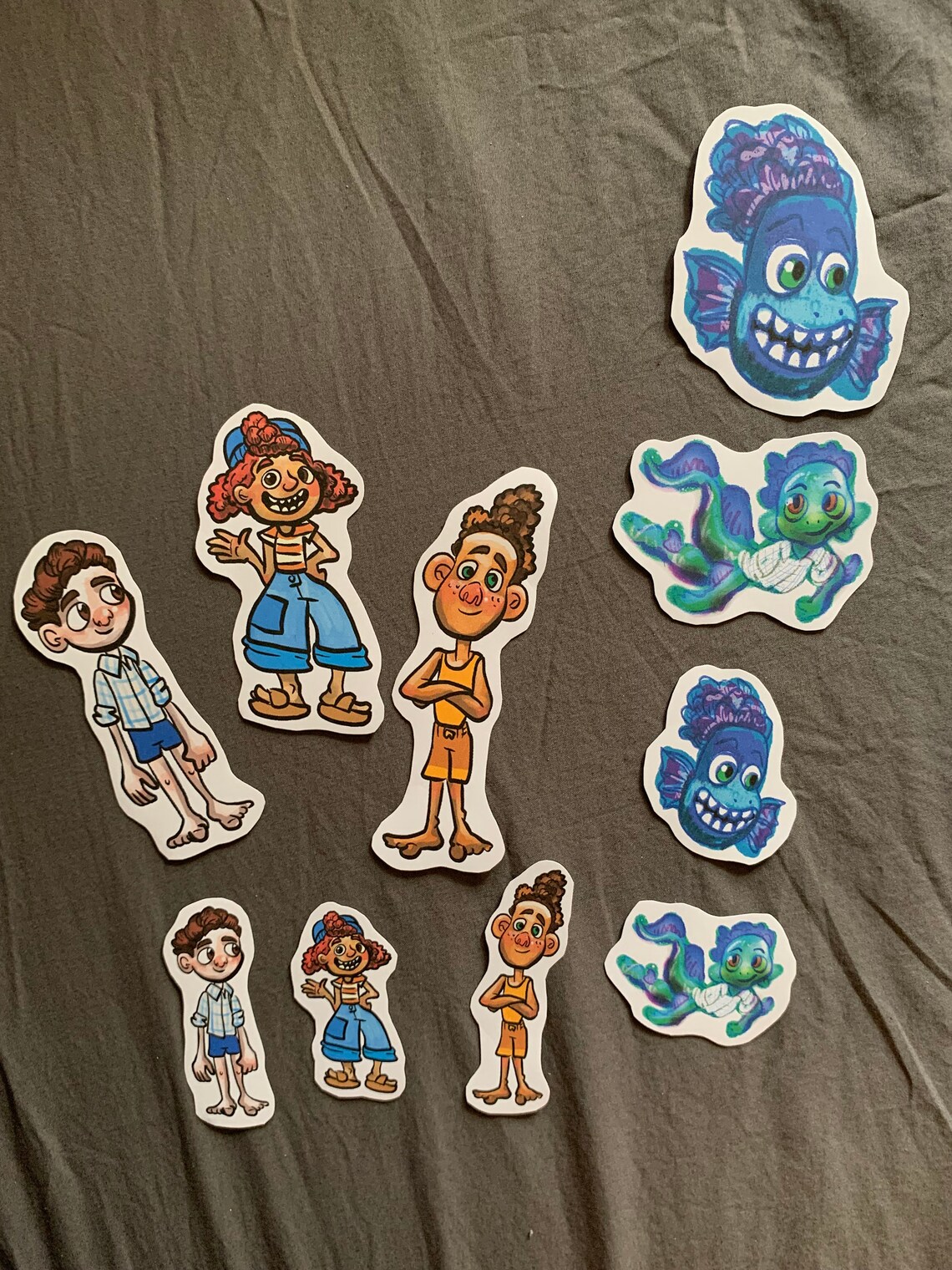 Luca Variety Sticker Pack 10 Pieces - Etsy