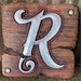 3D Steampunk Letter Sign: Hand-painted Rustic Wall Art - Etsy