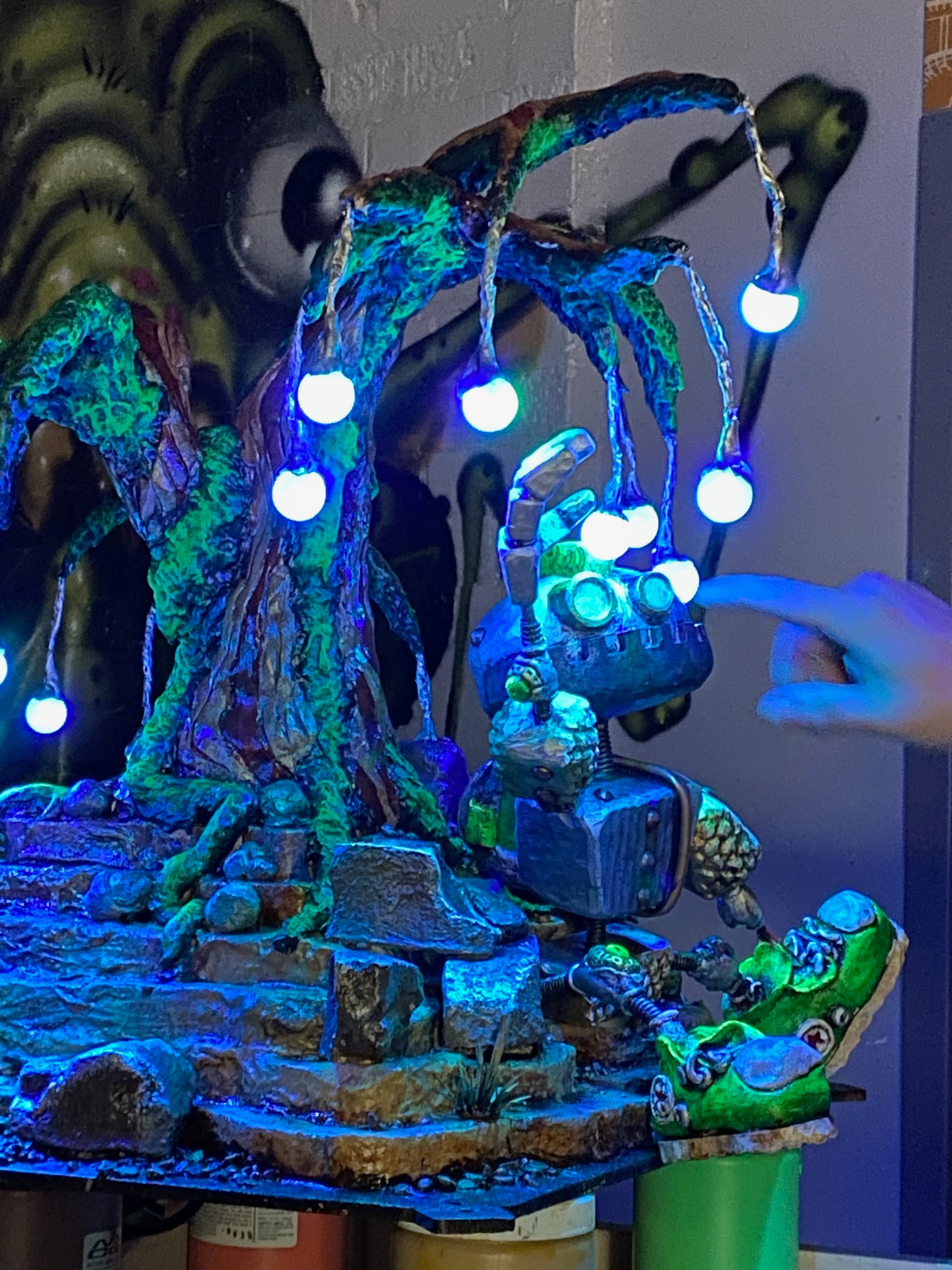 Robot Sculpture, 3D Robot Display, Steampunk Sculpture, Theme Sculpture ...