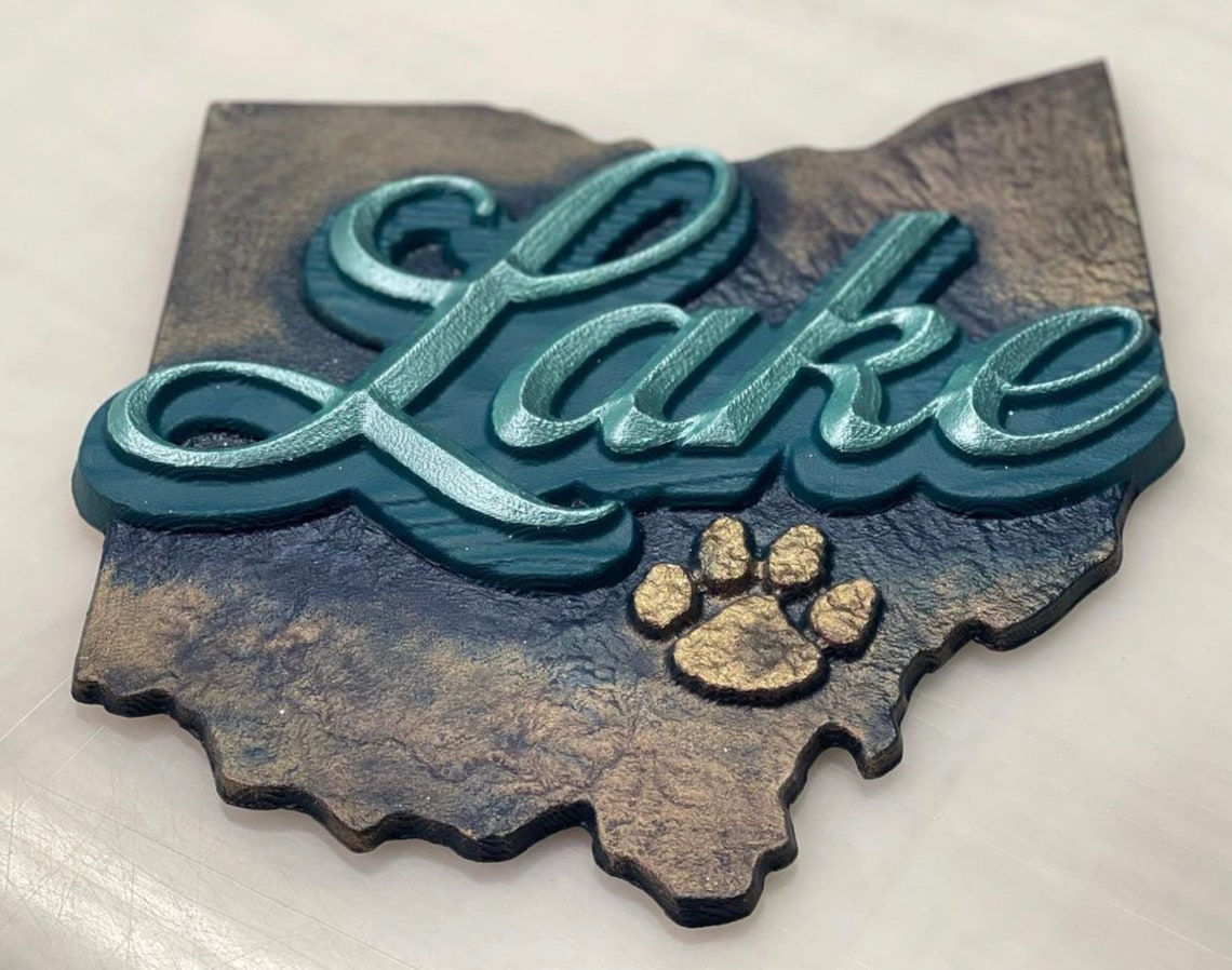 Personalized 3D Carved Name Sign: Hand Painted HDU Plaque - Etsy