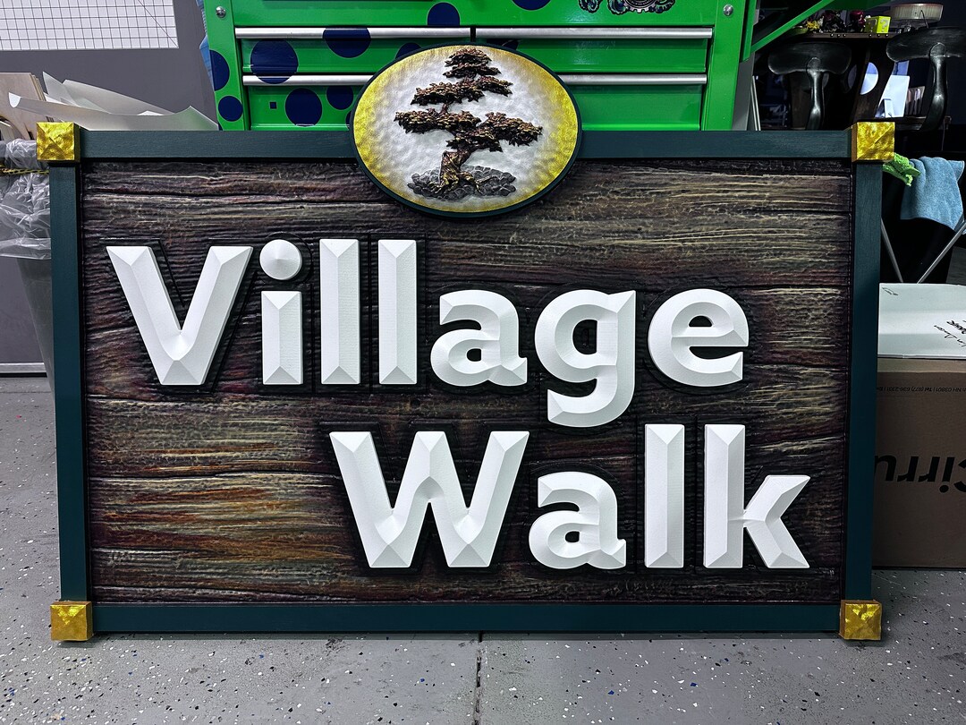 Custom Business Sign, Business Signs, HDU Sign, Carved Sign, Commercial ...