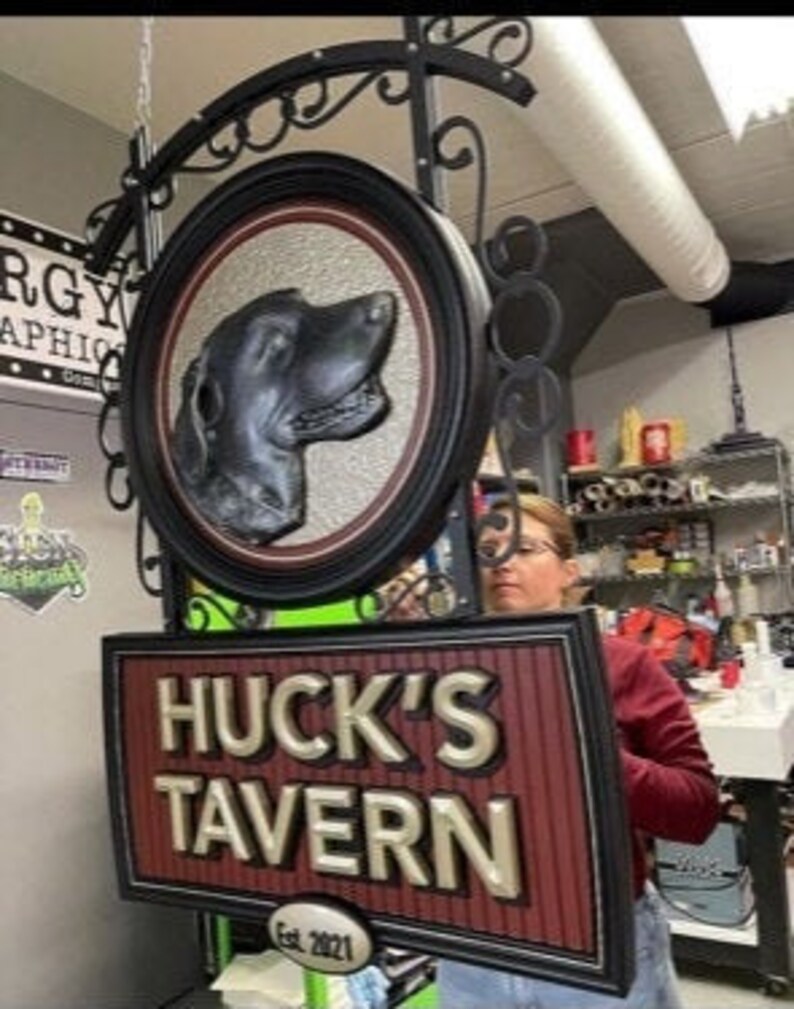 Custom Business Sign, Business Signage, HDU Sign, Carved Sign, Company ...