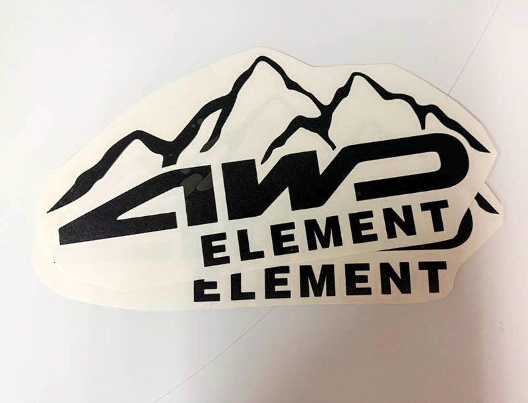 Honda Element AWD Decal Set: Realtime 4WD Vinyl Stickers - Etsy