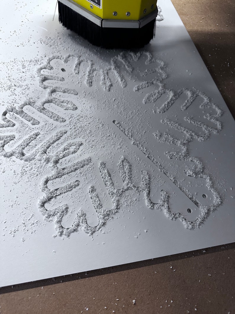 3D PVC Snowflake: 13" Winter Holiday Decor - Etsy