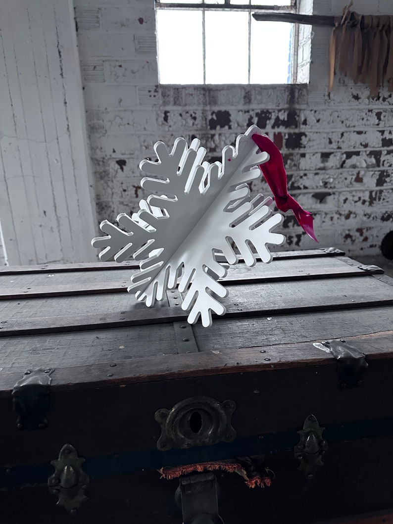 3D Outdoor Snowflakes, Snowflake, PVC Snowflakes, 13" Snowflake, 3D ...