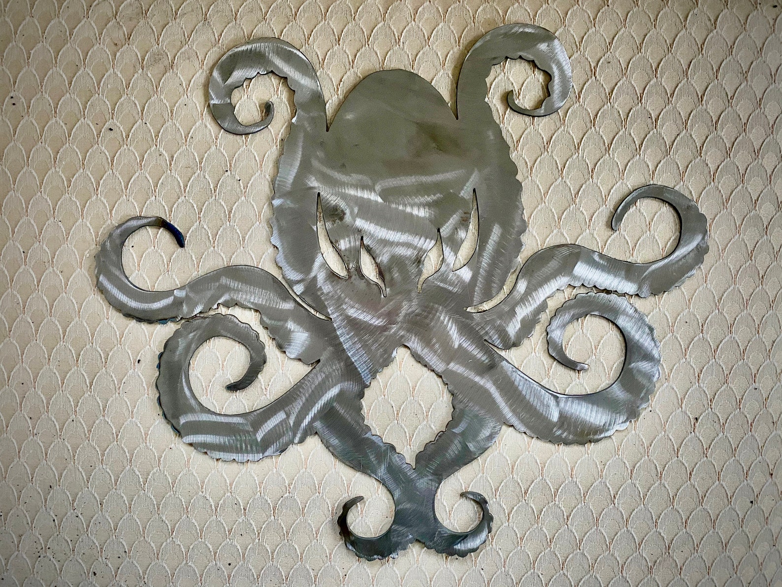Steel Octopus Sign Octopus Sign Metal Octopus Steampunk - Etsy