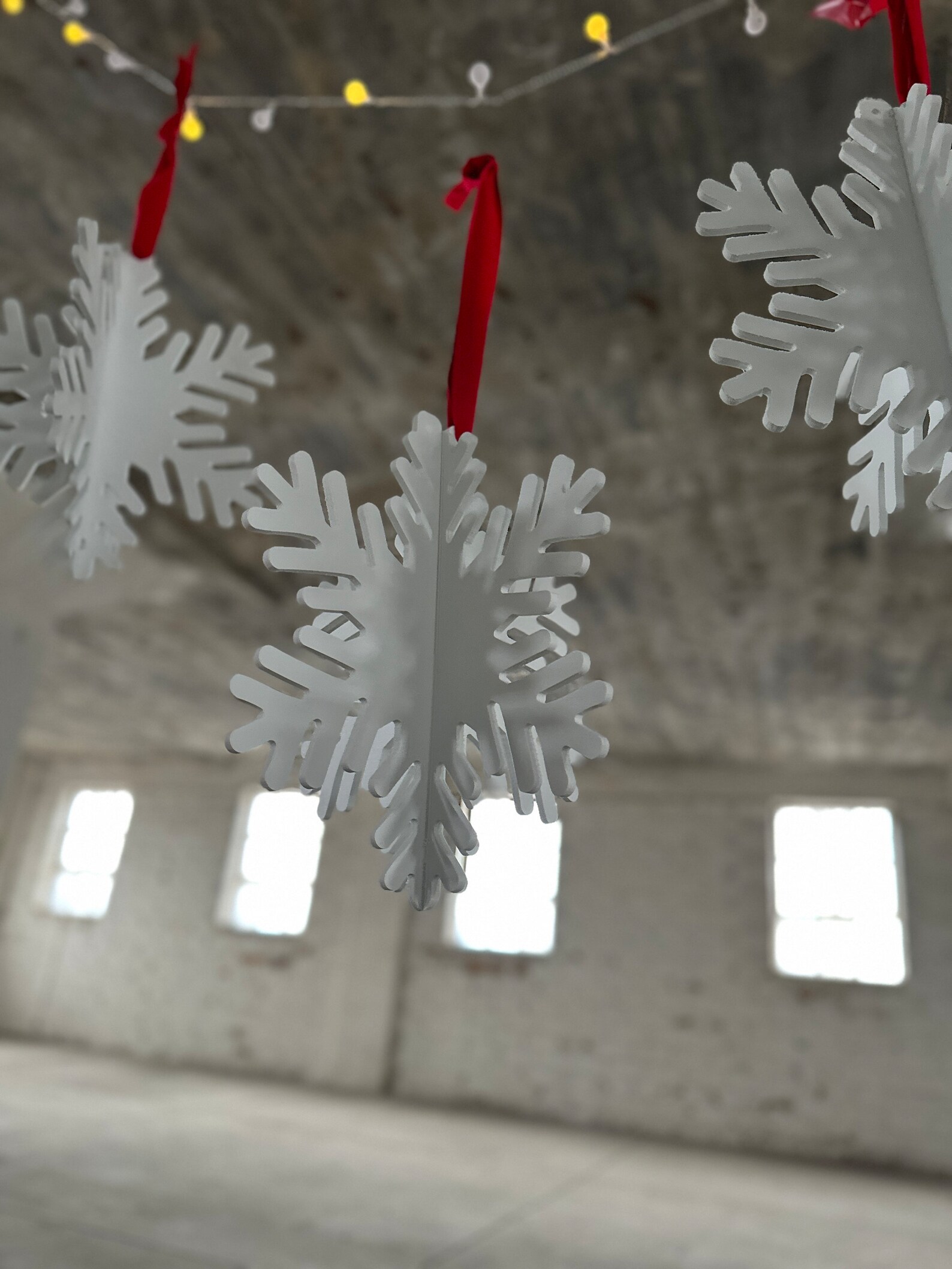 3D Outdoor Snowflakes, Snowflake, PVC Snowflakes, 13" Snowflake, 3D ...