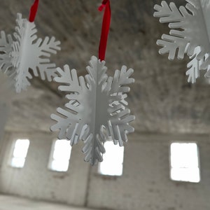 3D Outdoor Snowflakes, Snowflake, PVC Snowflakes, 13" Snowflake, 3D ...