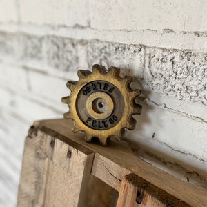 Custom Gear, Mini Gear, Industrial Gear, Steampunk Gear, Rustic Gear ...