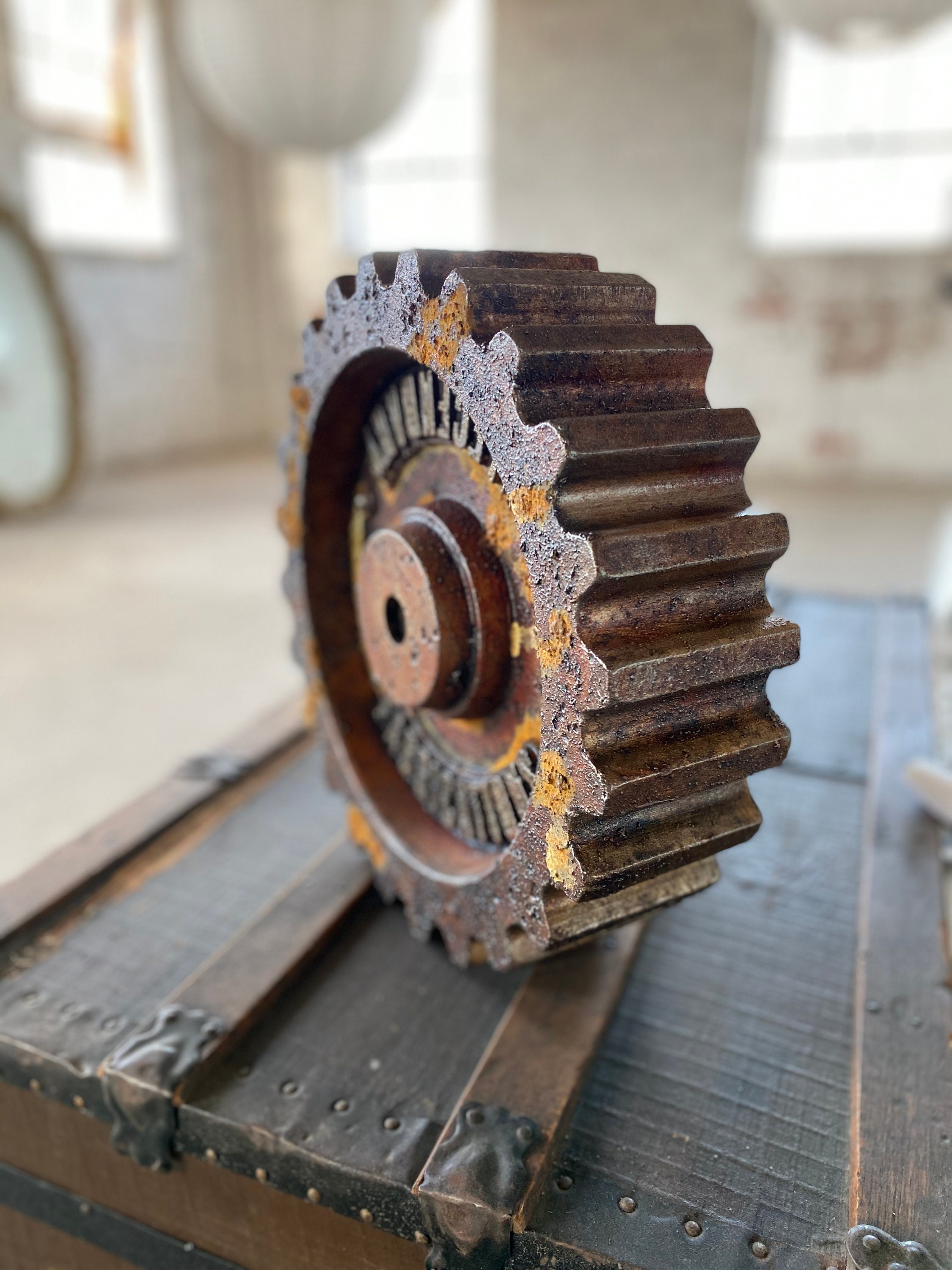 Steampunk Gear, Steampunk Decor, Faux Gear, Industrial Gear, Customized ...