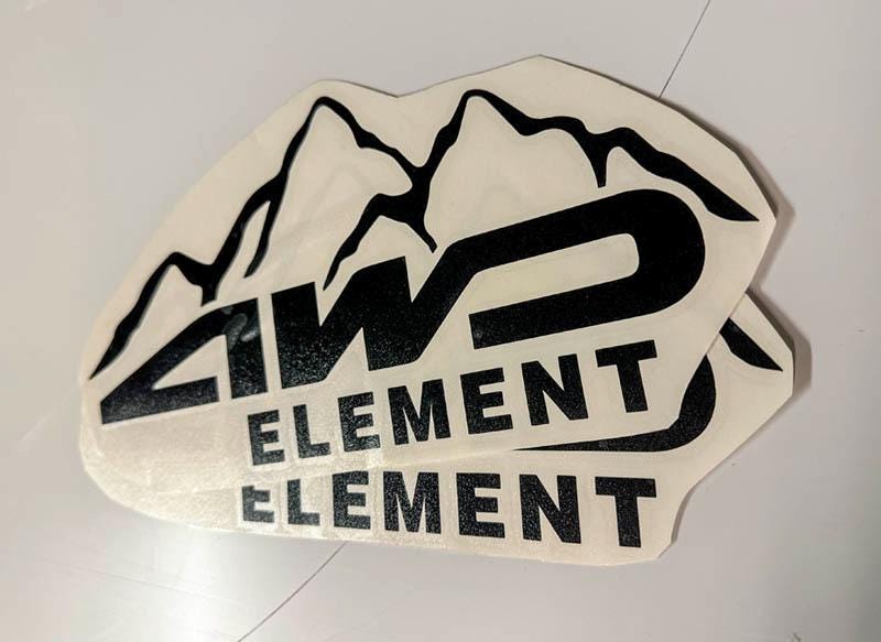 Honda Element AWD Decal Set: Realtime 4WD Vinyl Stickers - Etsy