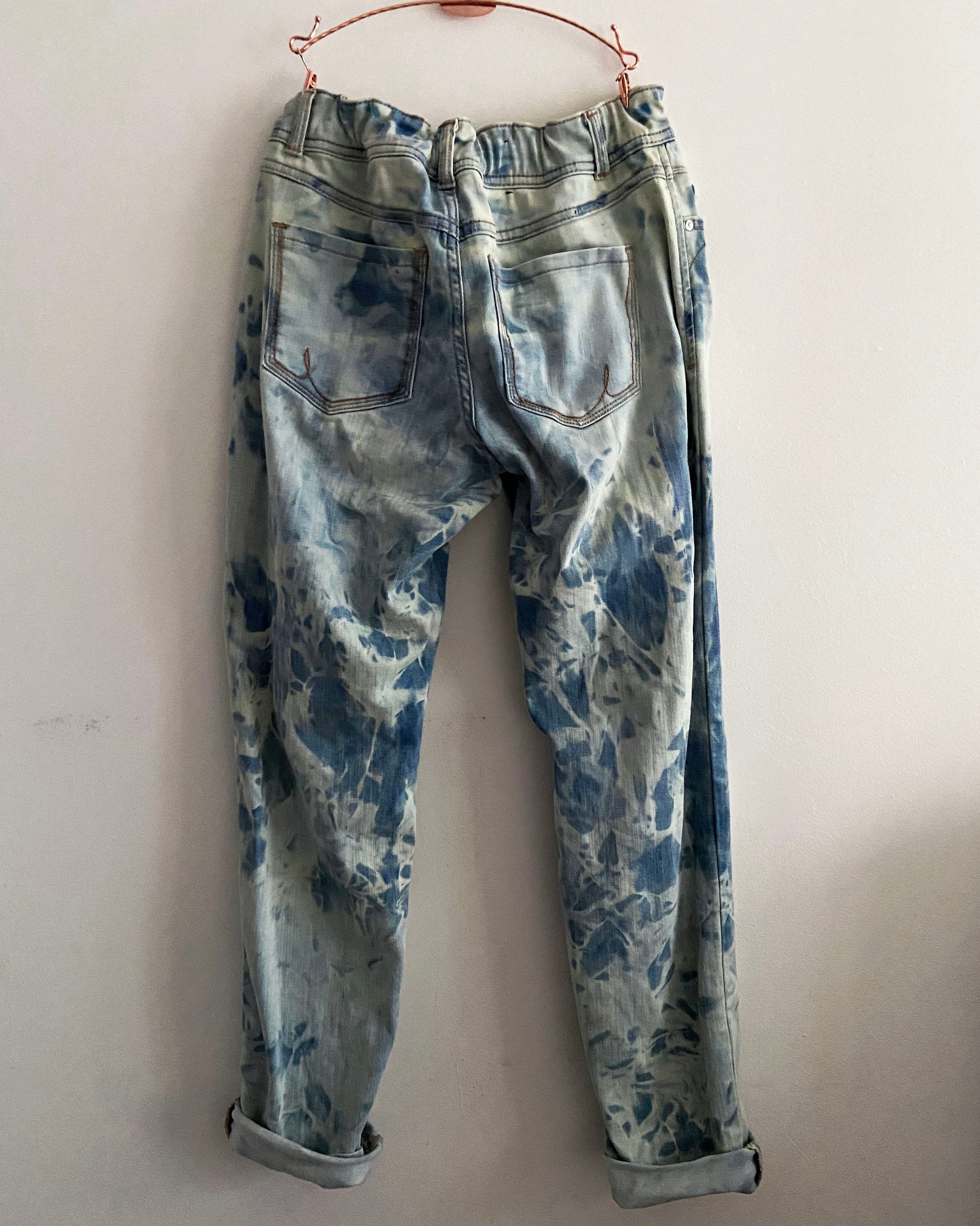 Custom Distressed Jeans - Etsy