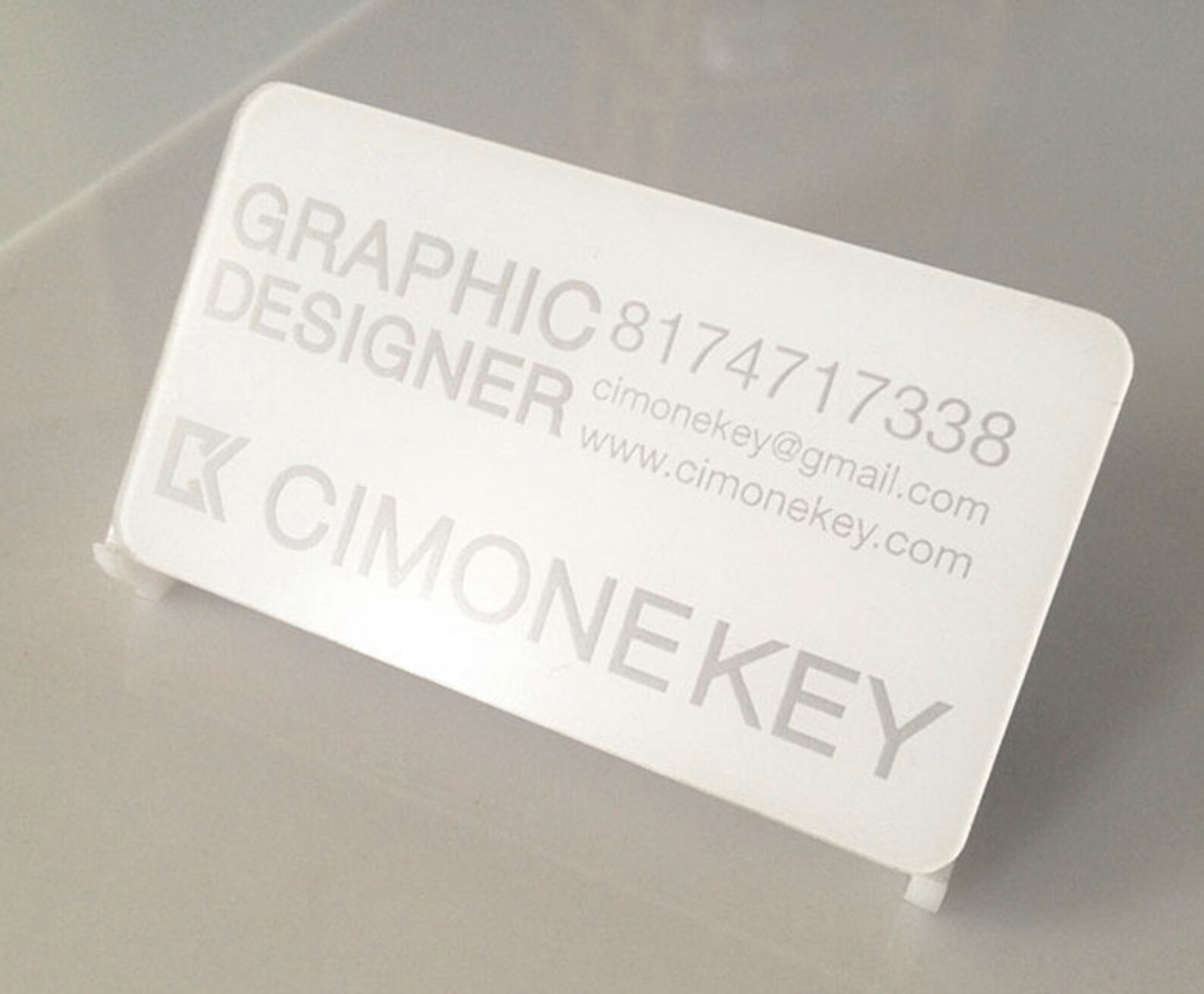 Acrylic Business Cards | Etsy