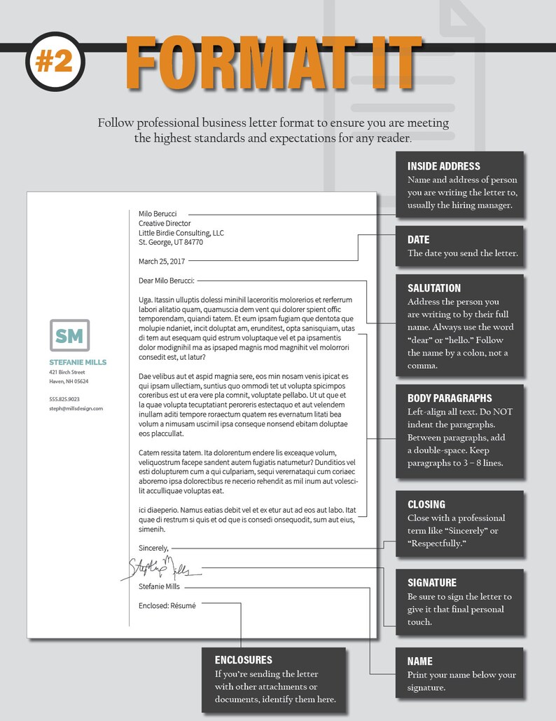 How to Write a Cover Letter - A 5-step Guide (digital Download) - Etsy