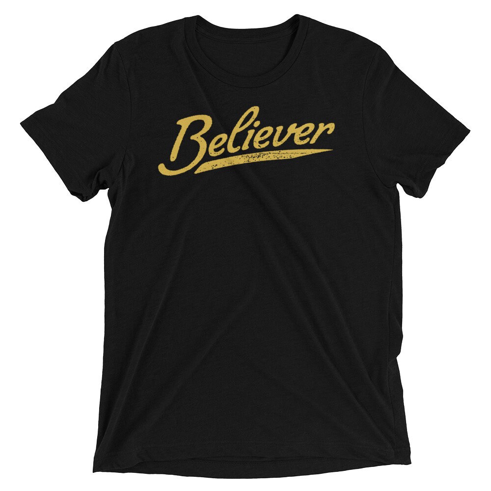 Believer camiseta unisex inspiradora - Etsy España
