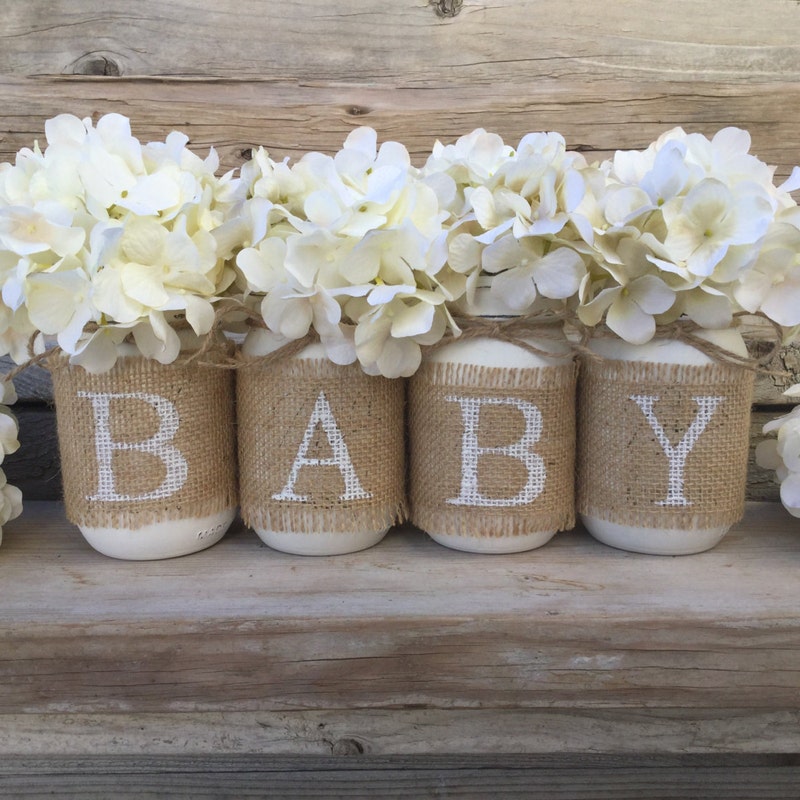 Burlap Mason Jars - Etsy