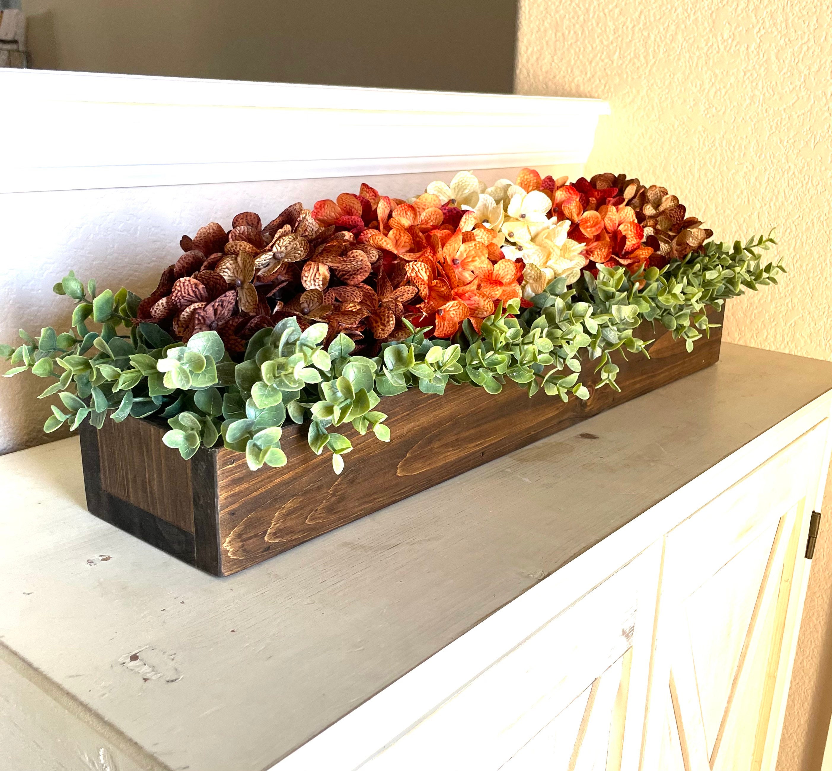 Fall Floral Arrangement Rustic Farmhouse Fall Table Decor - Etsy
