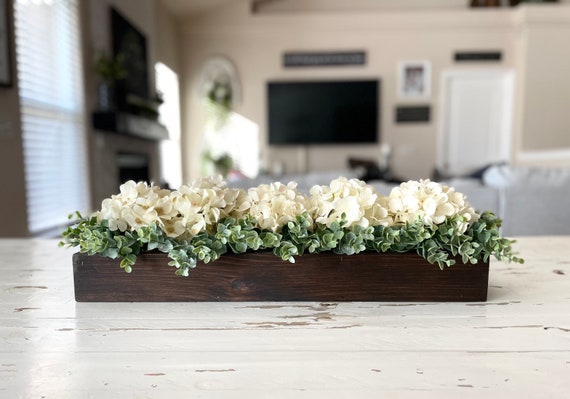 Long Floral Centerpiece Centerpiece for Long Table Hydrangea - Etsy