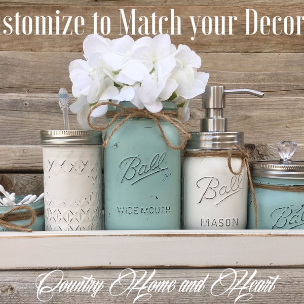 Aqua Bathroom Decor - Etsy