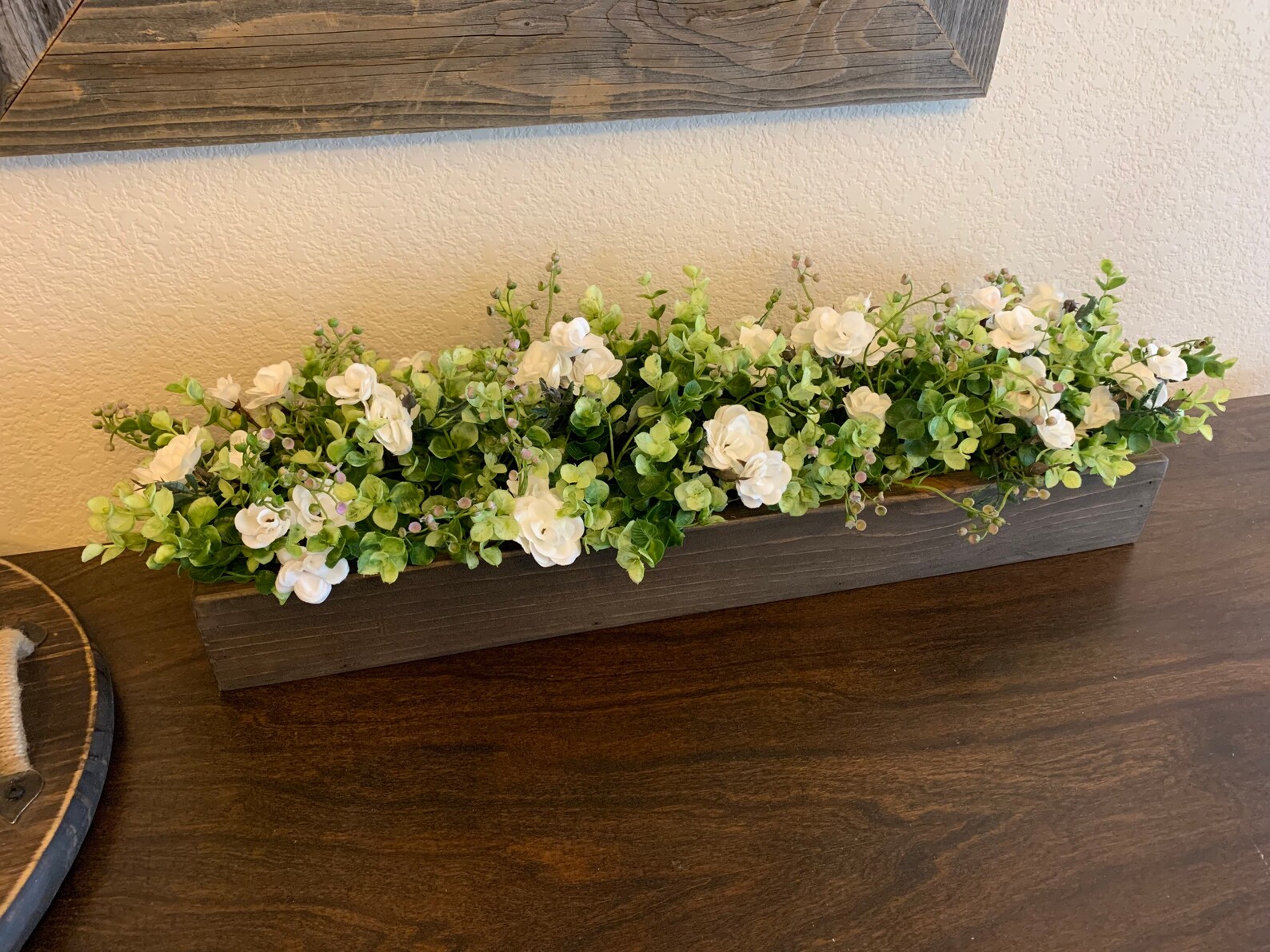 Farmhouse Decor Farmhouse Floral Arrangement Dining Table | Etsy