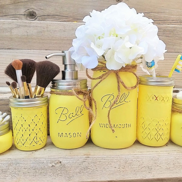 Yellow Bathroom - Etsy